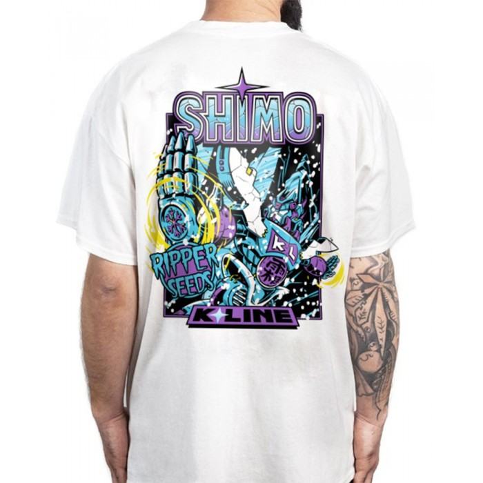 White Shimo Logo T-shirt | Ripper Seeds